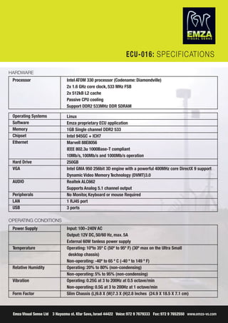 Emza brochure-2 | PDF