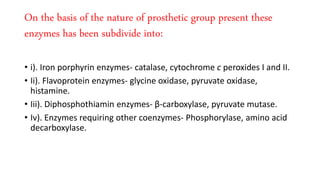 Enzymology- nomenclature and classification | PPTX