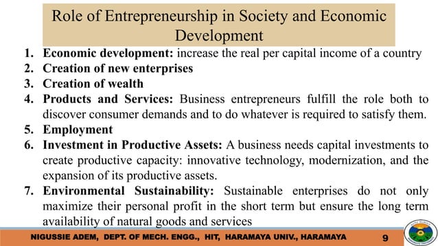 Entrepreneurship for Engineers - Introduction | PPTX