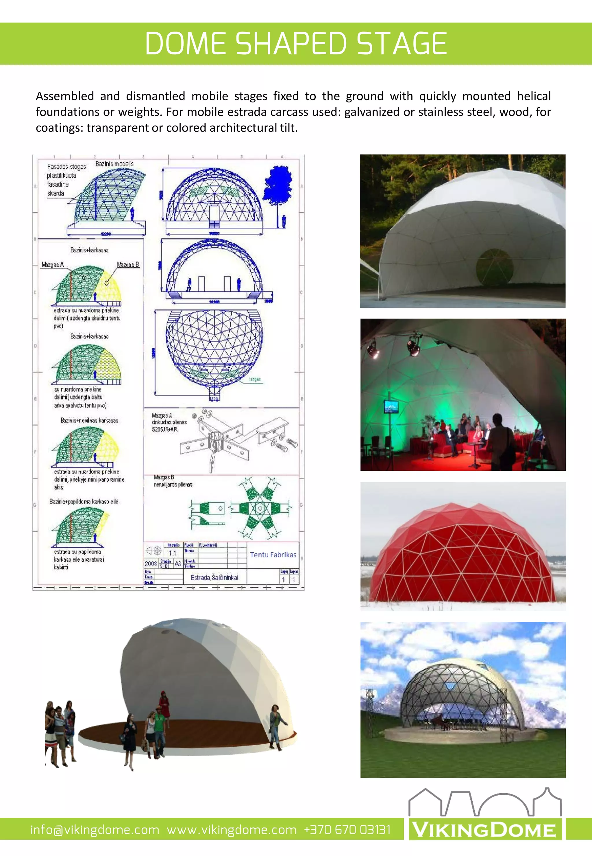 Dome stages | PDF