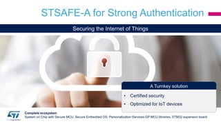 STSAFE-A: certified security for IoT devices and services | PDF ...