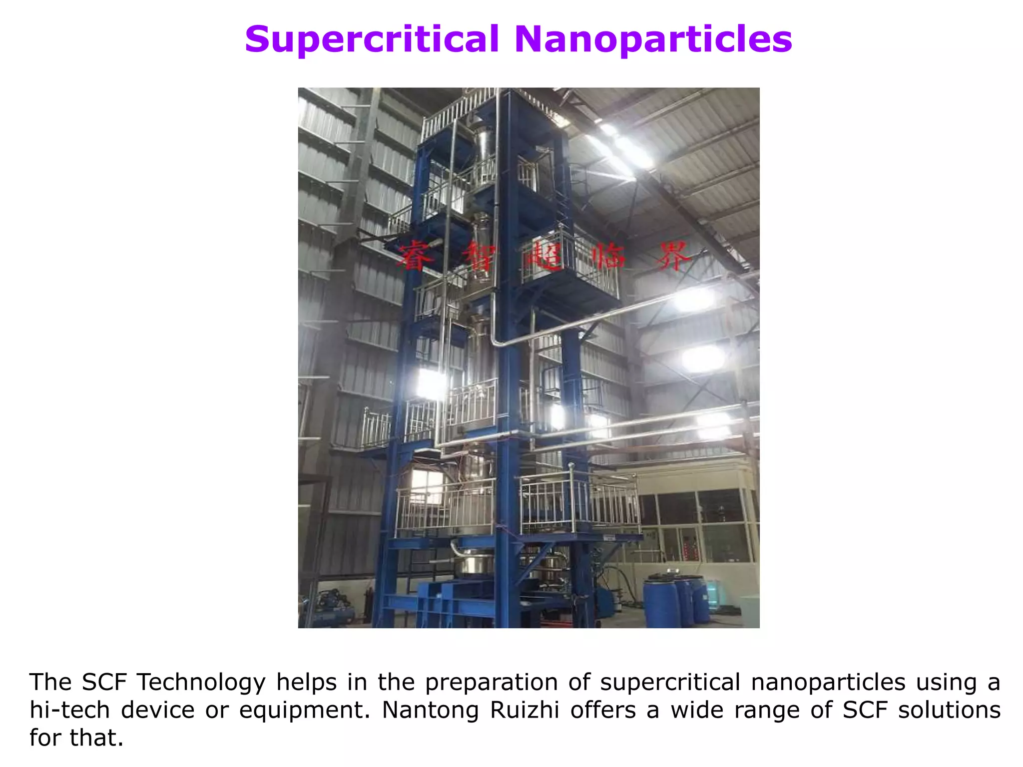 Supercritical Nanoparticles | PPTX