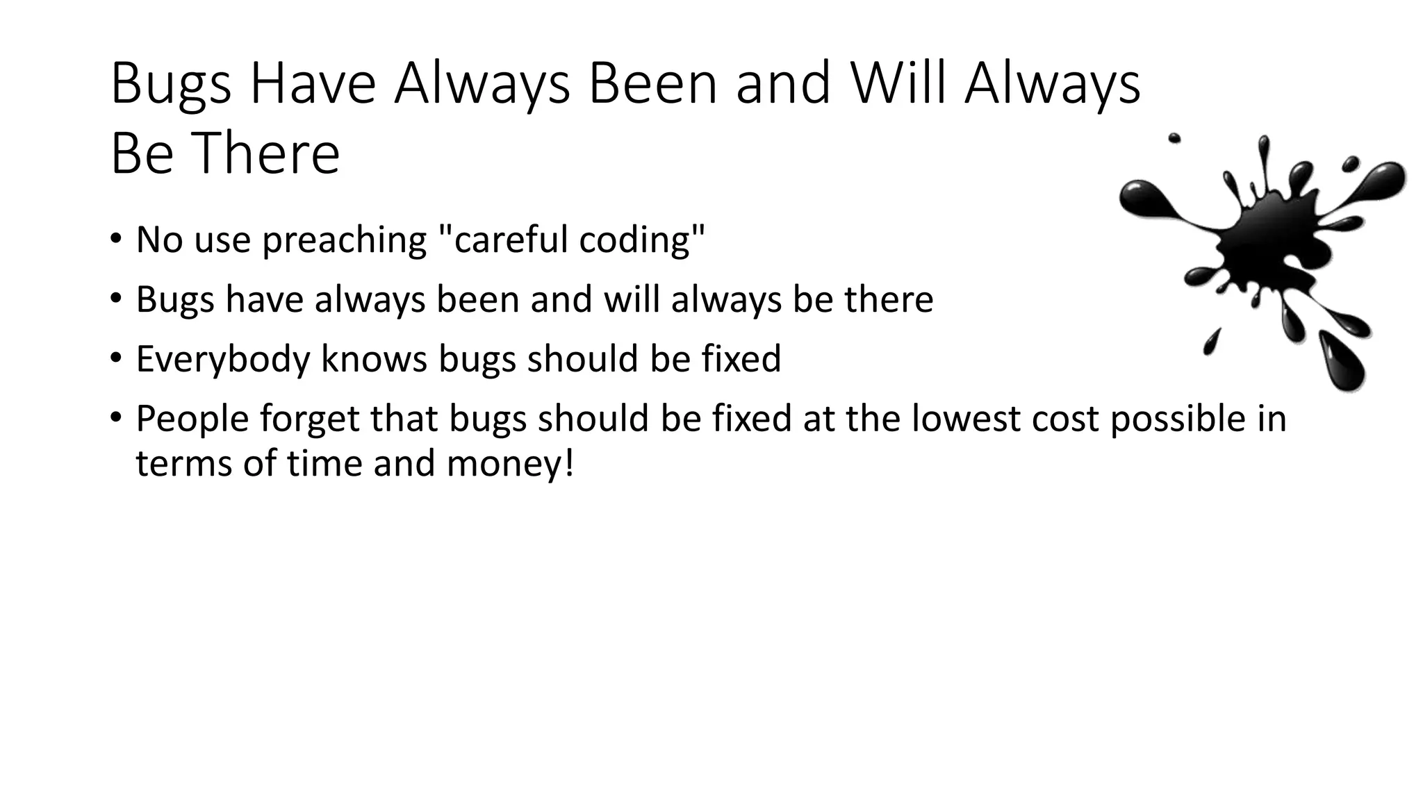 Static Code Analysis: Keeping the Cost of Bug Fixing Down | PPT