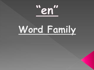en word family | PPTX