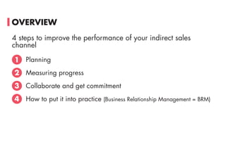 4 Steps to Improve the Performance of your Indirect Sales Network | PDF ...