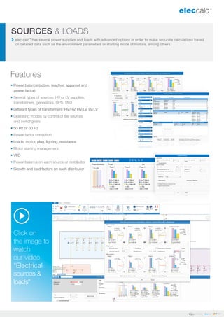 elec calc - electrical calculation Low and High Voltage software | BIM ...