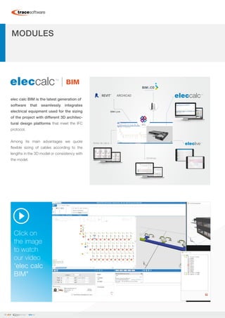 elec calc - electrical calculation Low and High Voltage software | BIM ...