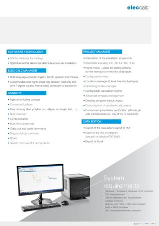 elec calc - electrical calculation Low and High Voltage software | BIM ...
