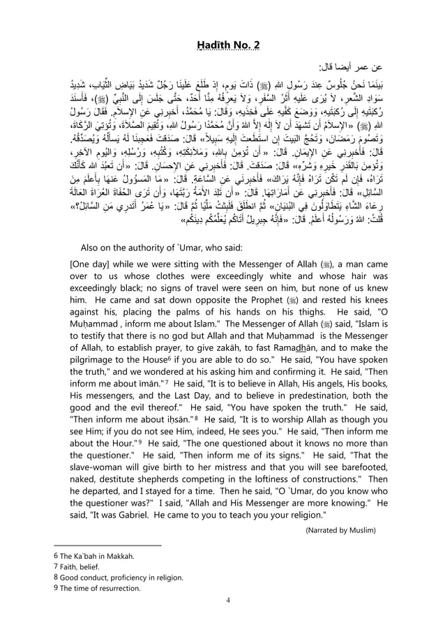 The 40 Hadith of Imam al-Nawawi | PDF | Islam | Religion & Spirituality