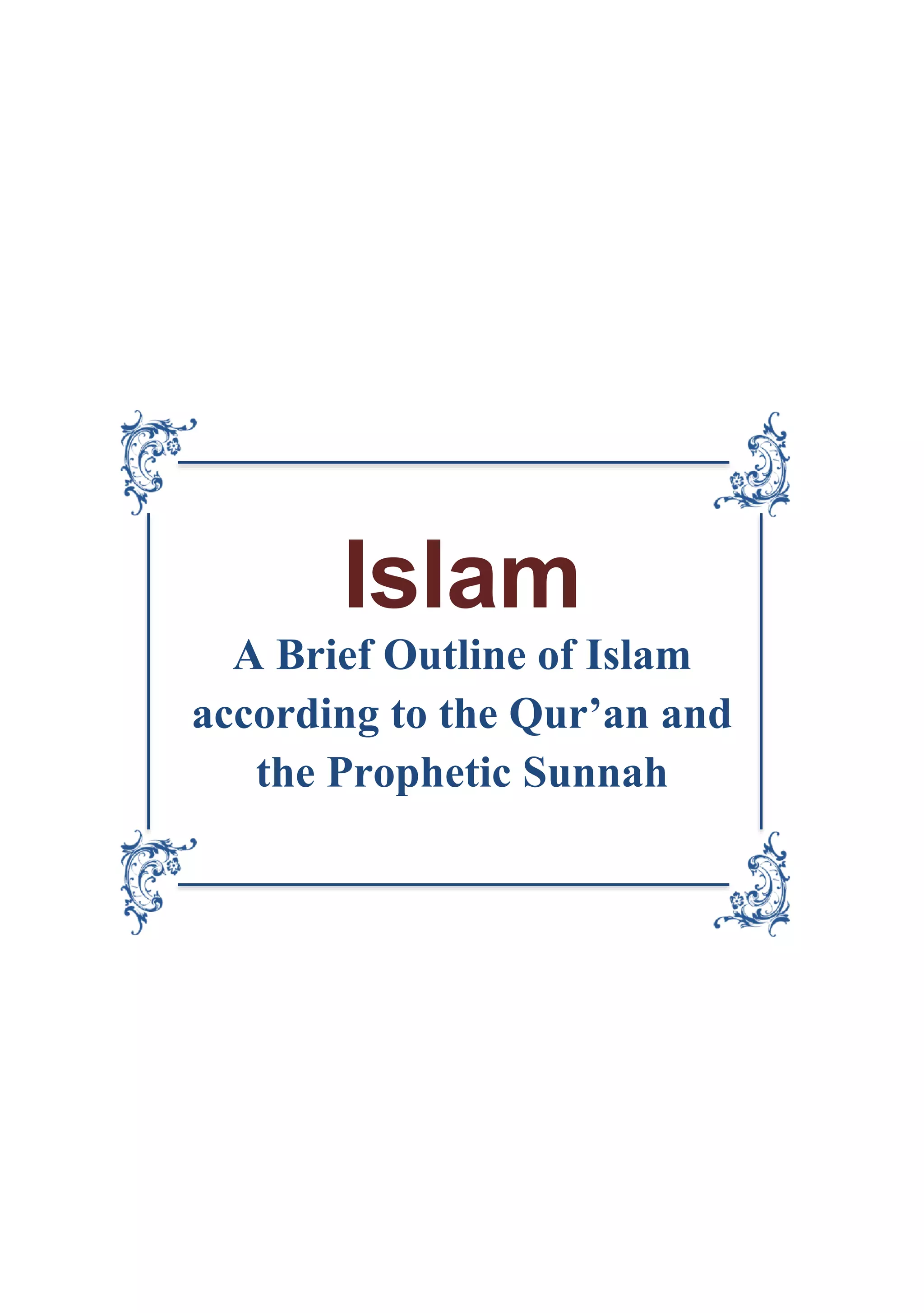 Islam - A Brief Introduction to Islam according to the Noble Qur’an and ...
