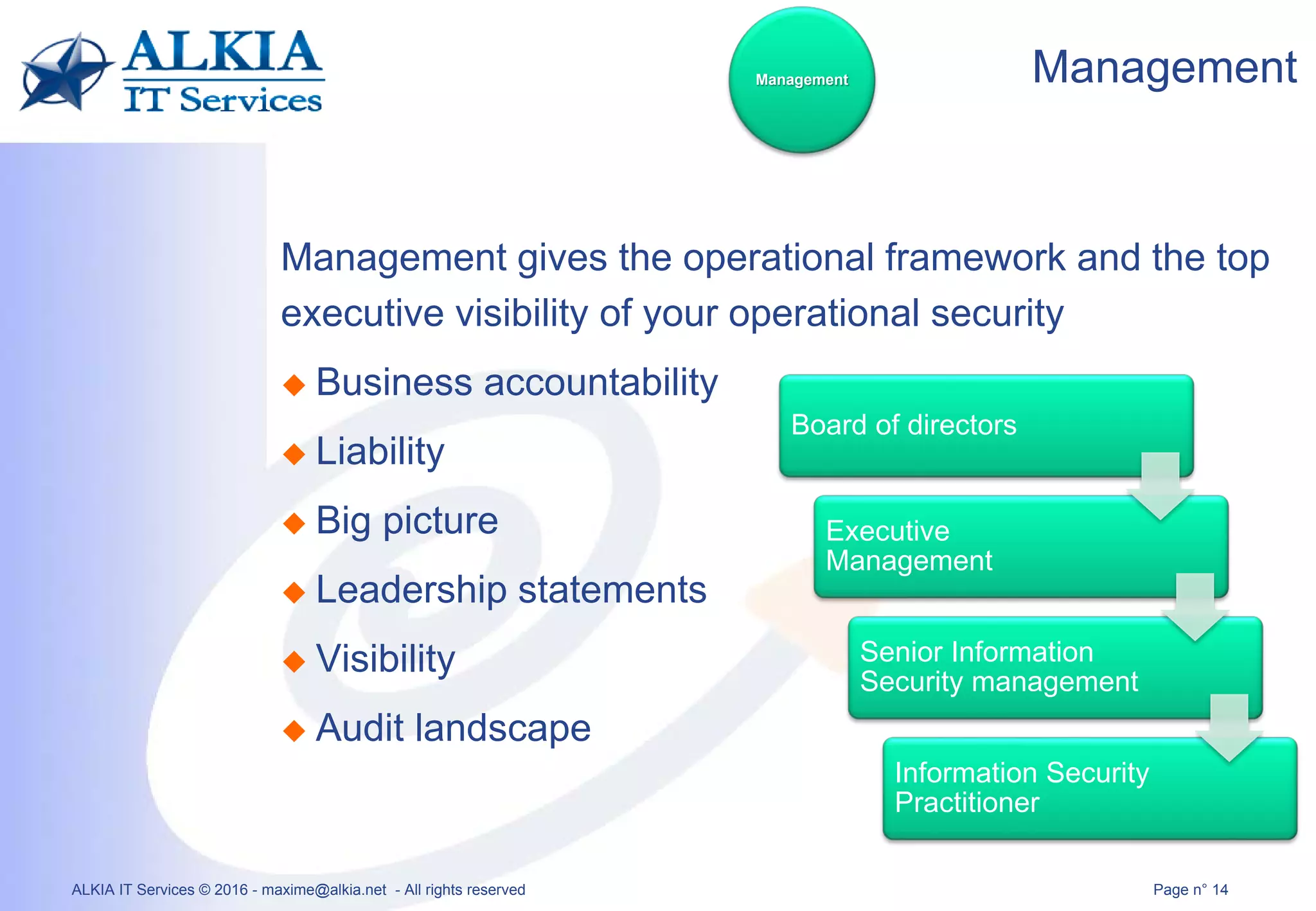 Operational security | How to design your information security GRC ...