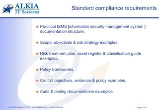 Operational security | How to design your information security GRC ...