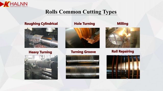 CBN Inserts and PCD Tools for Mill Rolls Machining (Heavy Turning) | PPT