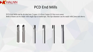 pcd cutting tools classification and application from halnn | PPTX
