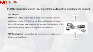 pcd cutting tools classification and application from halnn | PPTX