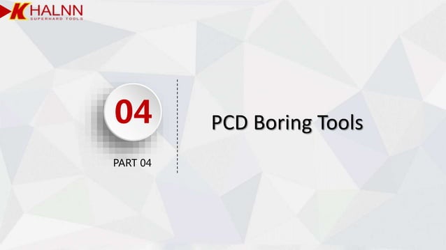 pcd cutting tools classification and application from halnn | PPTX