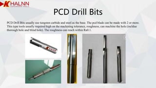pcd cutting tools classification and application from halnn | PPTX