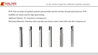 PCD End mills and pcd ball nose end mills from halnn | PDF