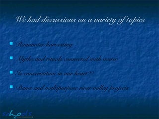 Importance of Water - A Project by School Students | PPT