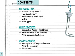 Water audit for a school | PDF