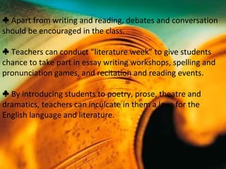 The importance of vocabulary | PPT