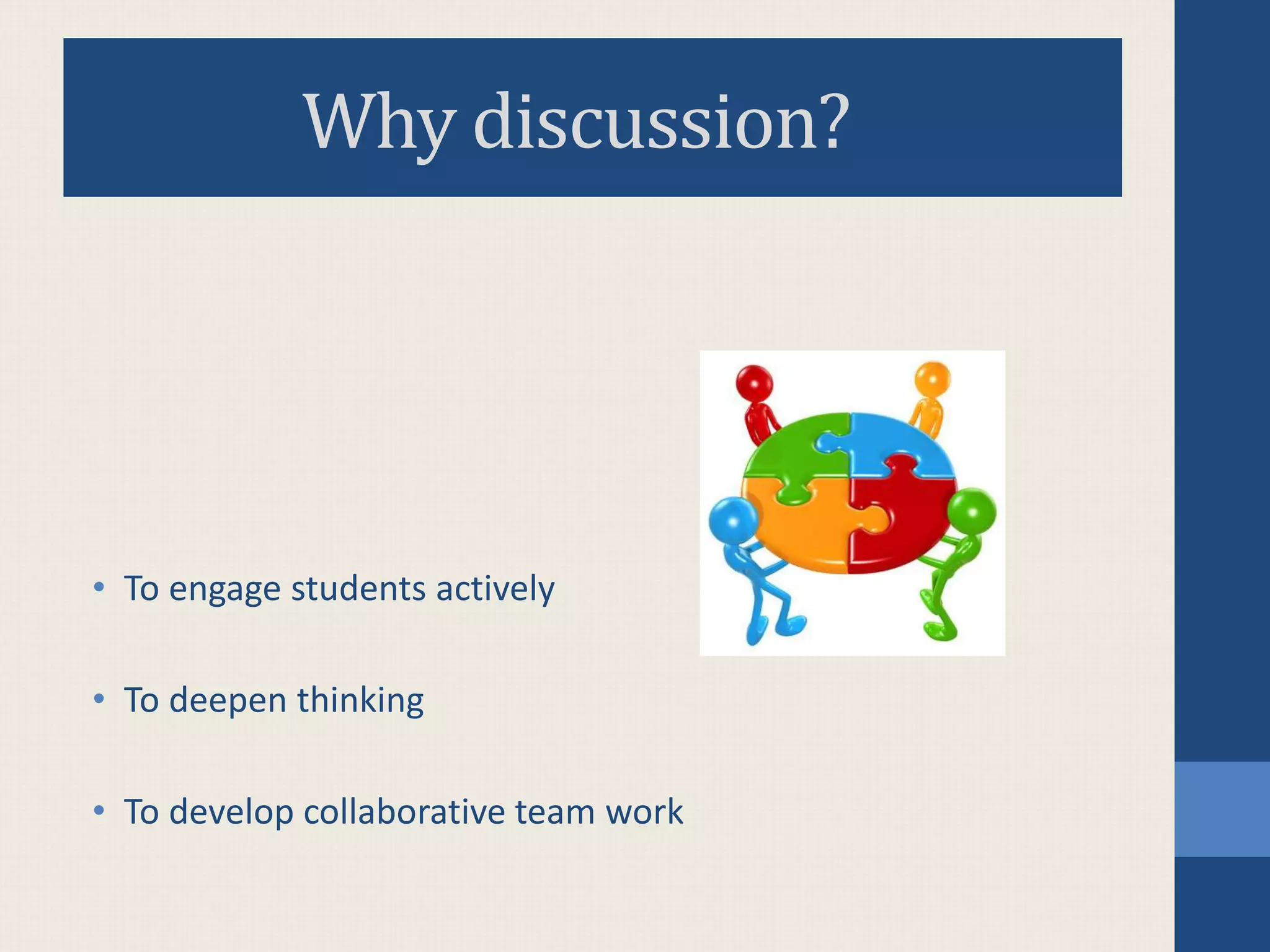 Student led discussions | PPT