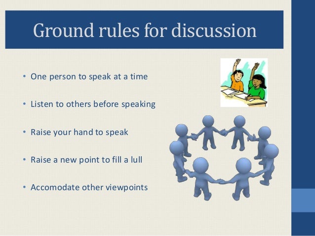 Student led discussions