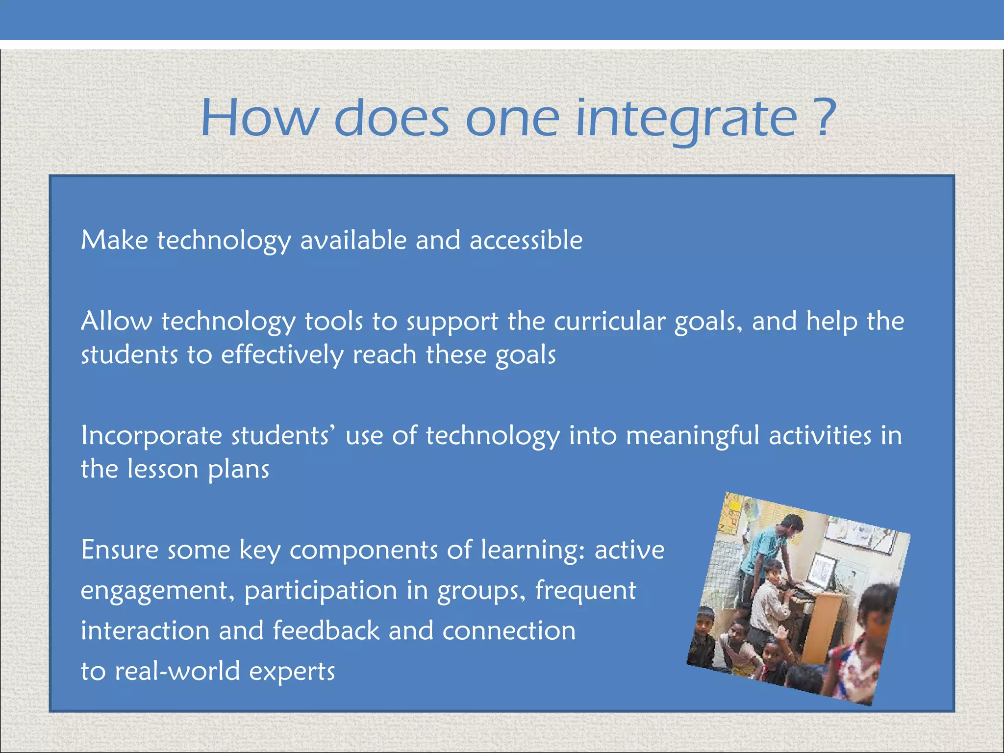 Technology in the classroom | PPT