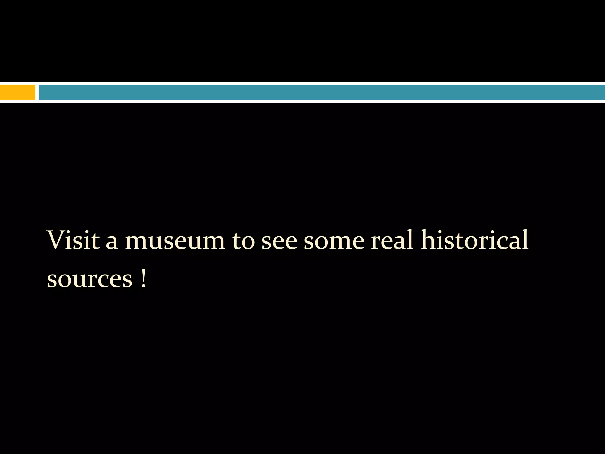 The Sources of History | PDF