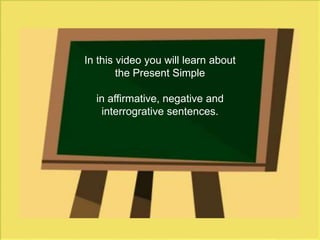 Present Simple - easy explanation with video on Youtube | PPT