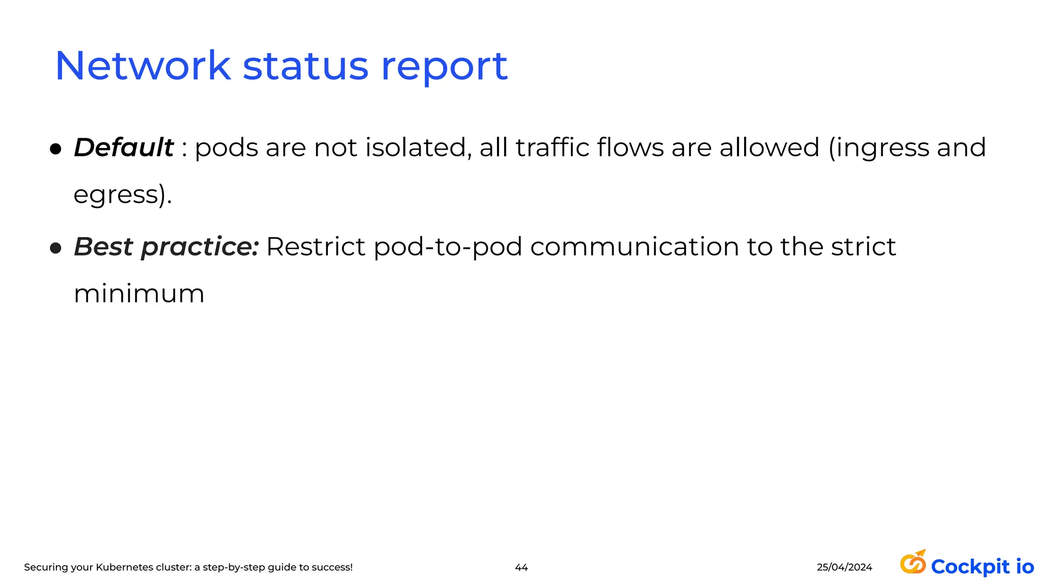Securing Your Kubernetes Cluster A Step By Step Guide To Success Ppt