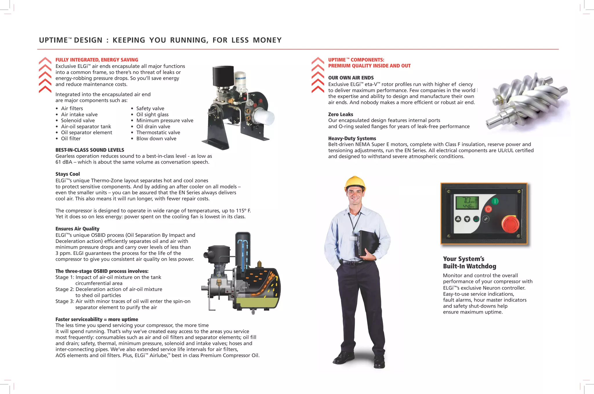 Oil Free Screw Compressor | PDF
