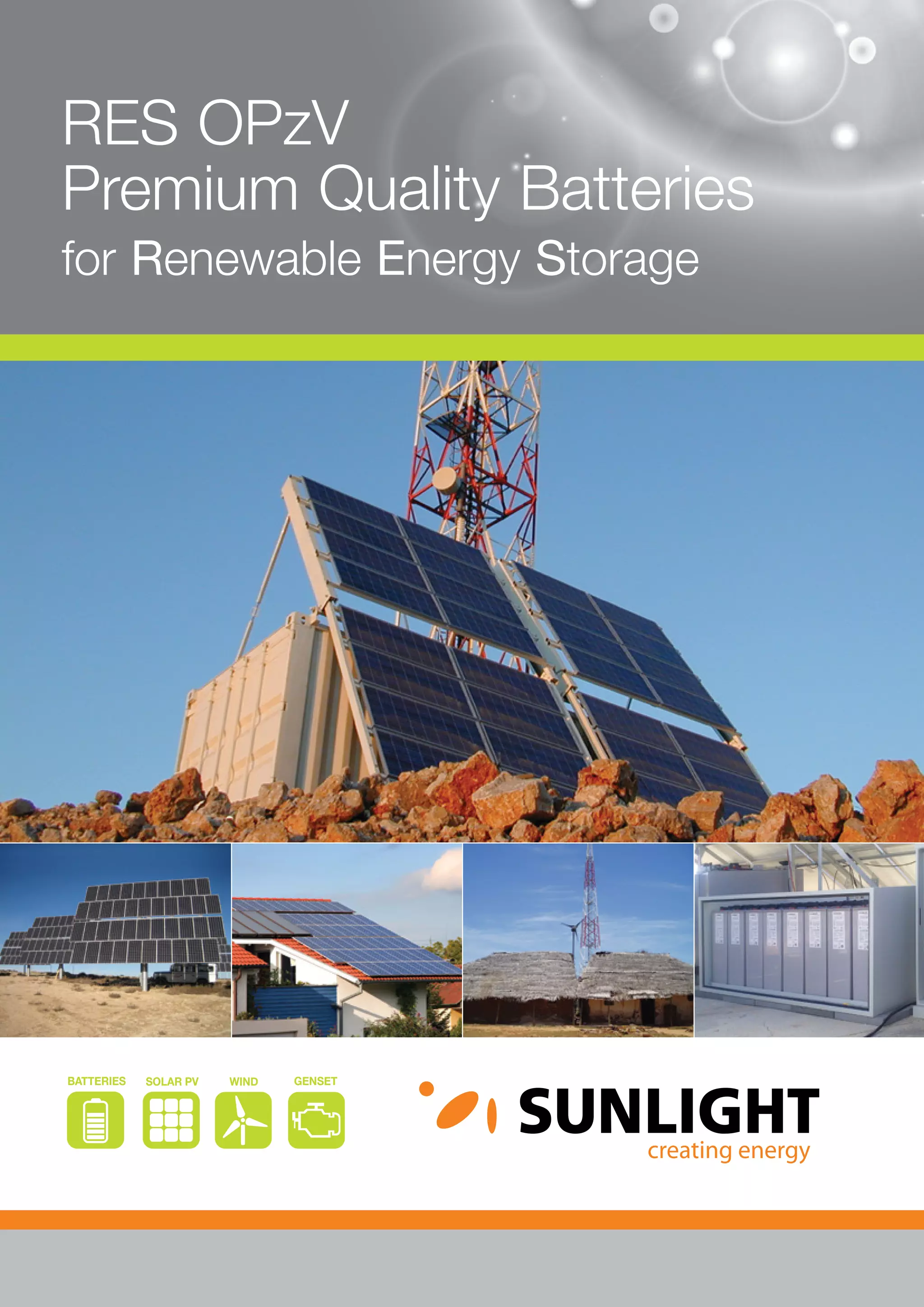 SYSTEMS SUNLIGHT S.A. | RES OPzV (Premium Quality Batteries for ...