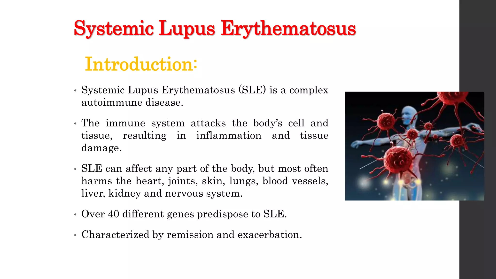 Systemic Lupus Erythematosus | PPTX | Skin and Dermatology | Diseases ...