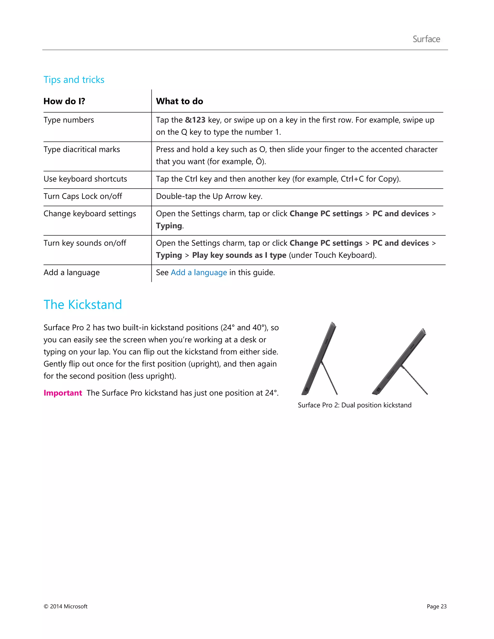 En us surface-pro_user_guide | PDF