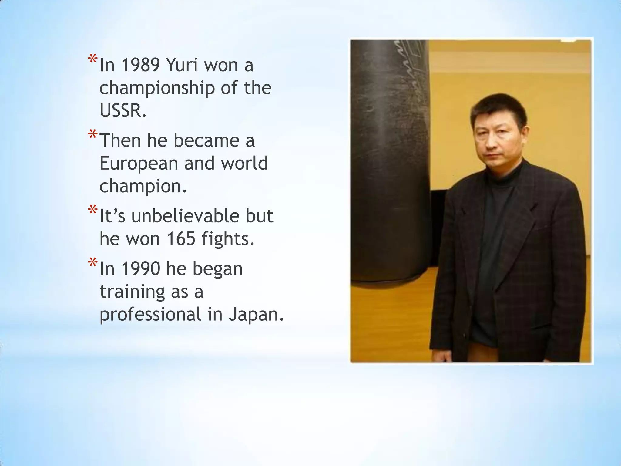 The pioneer of Russian boxing | PPTX