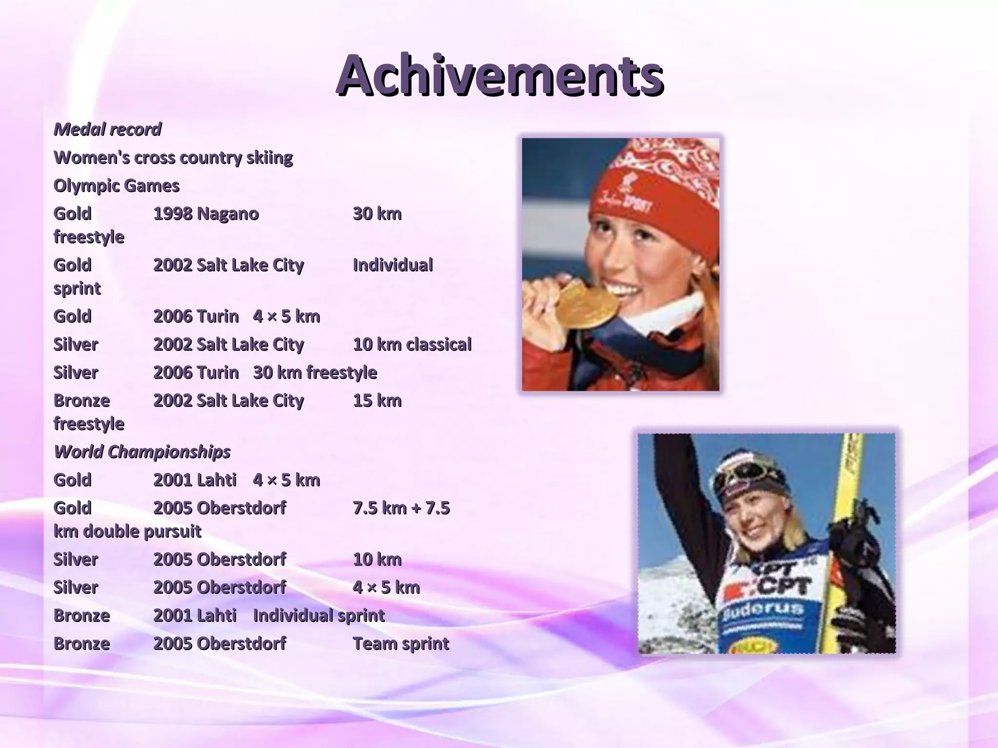 Yuliya Chepalova – the pride of our town! | PPT