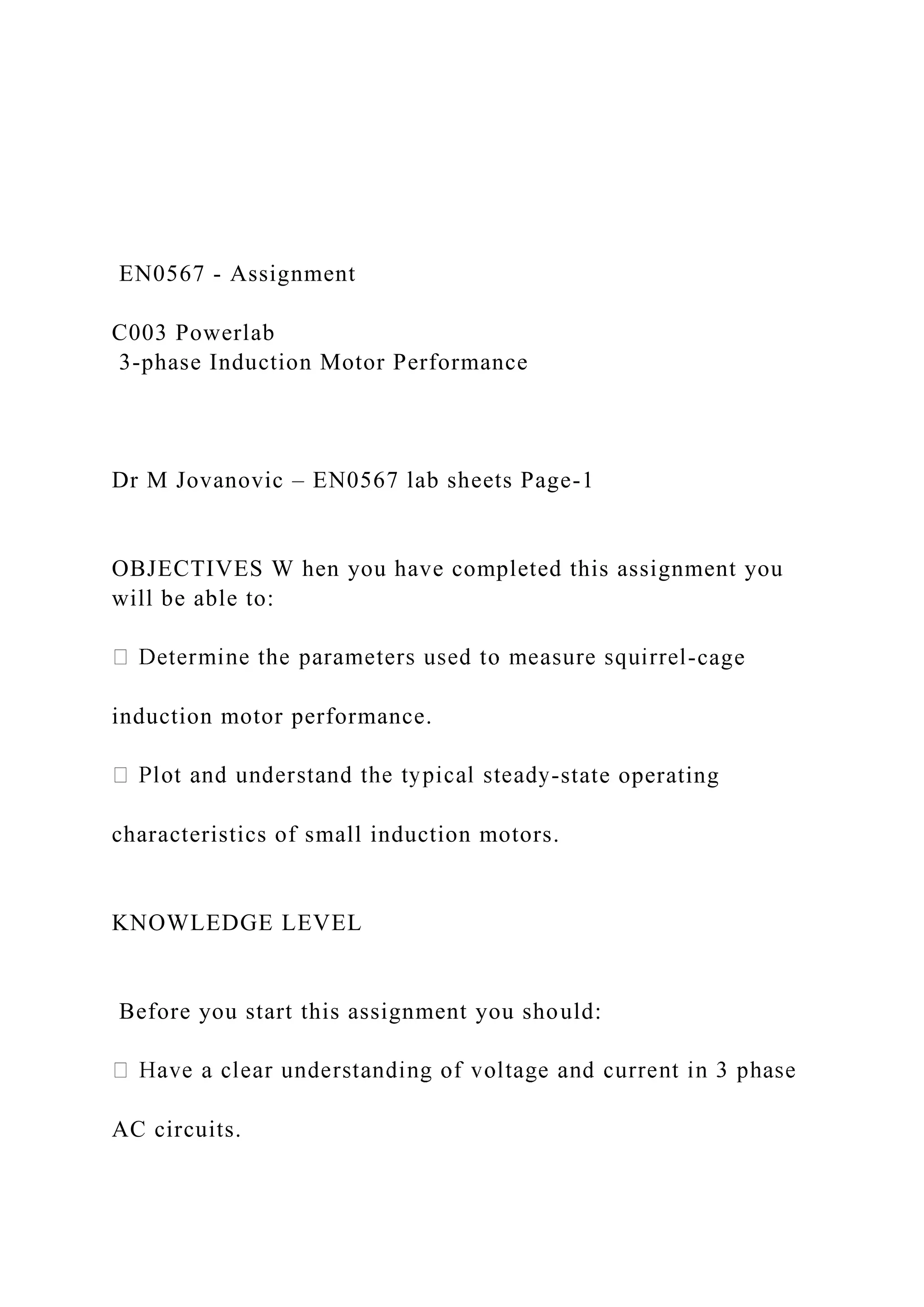 EN0567 - Assignment C003 Powerlab 3-phase Induction.docx