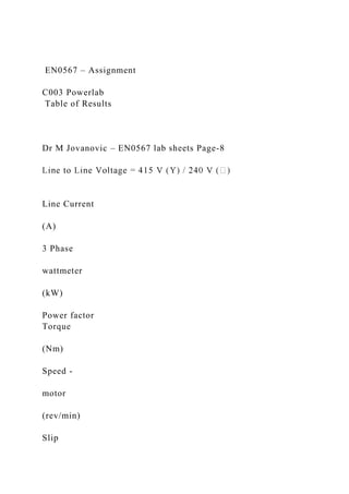 EN0567 - Assignment C003 Powerlab 3-phase Induction.docx
