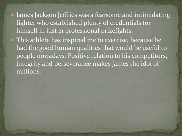 James Jackson Jeffries | PPT