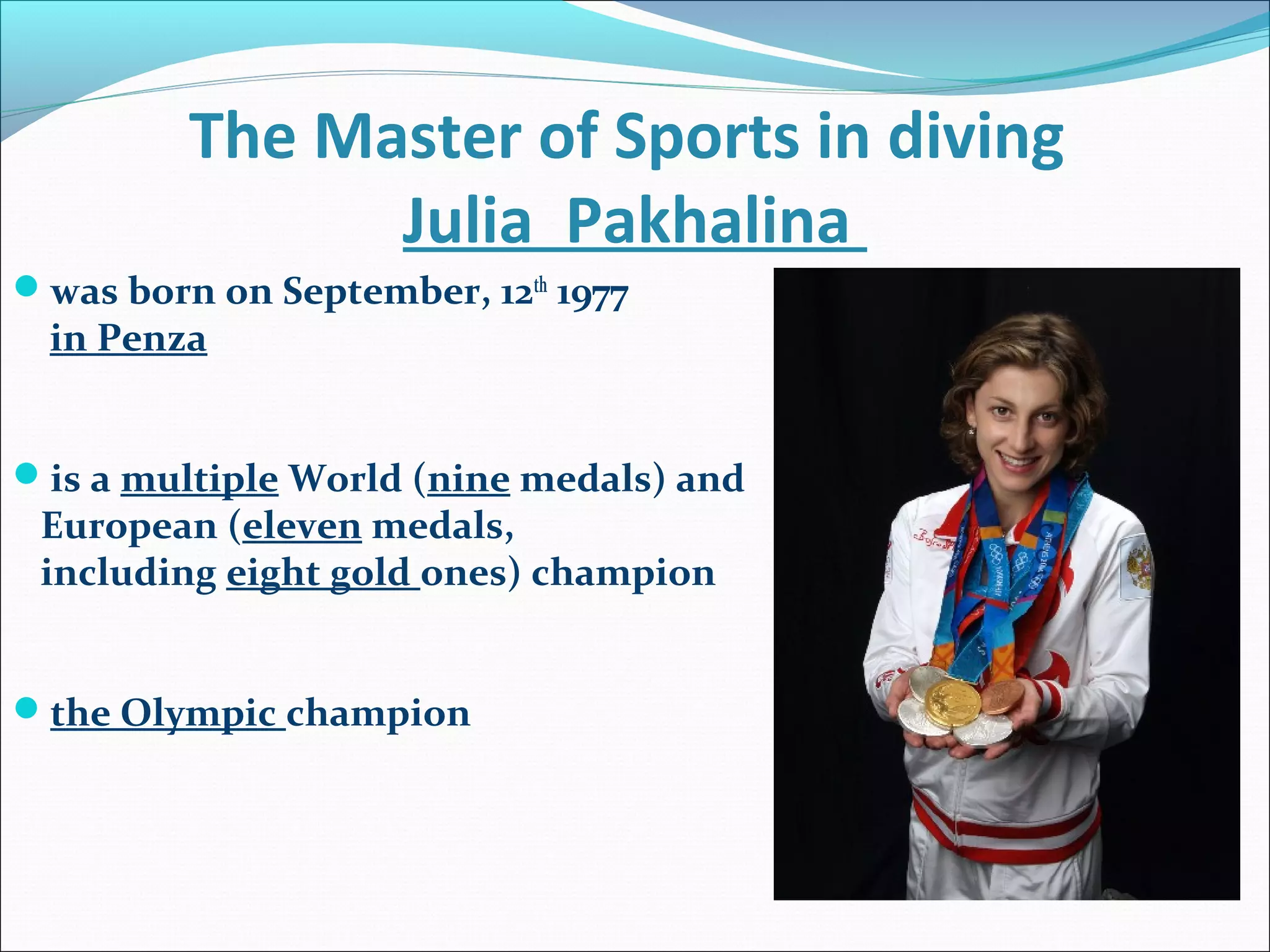 Penza is proud of Julia Pahalina | PPT
