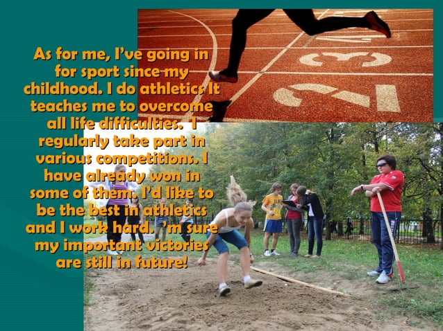 I’m choosing sport | PPT | Participant Sports | Fitness and Exercise