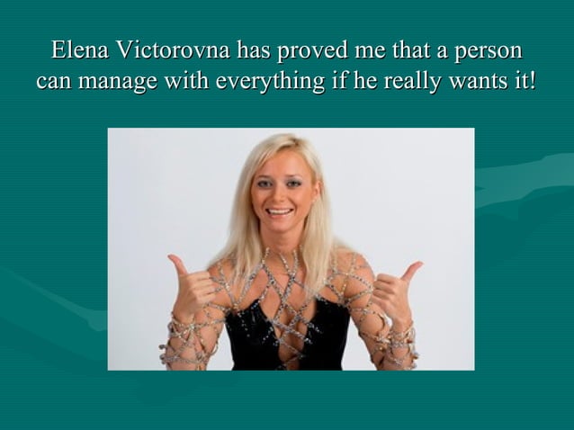 Elena Victorovna Berezhnaya | PPT