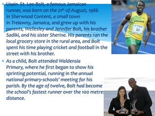Usain St. Leo Bolt | PPTX