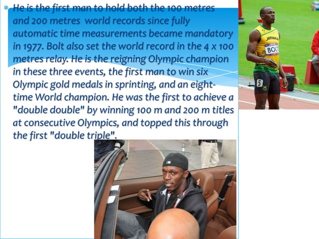 Usain St. Leo Bolt | PPT