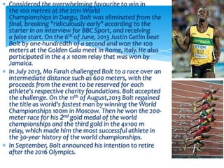Usain St. Leo Bolt | PPTX