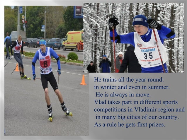 Evseev Vlad – a young biathlete from Vladimir | PPT