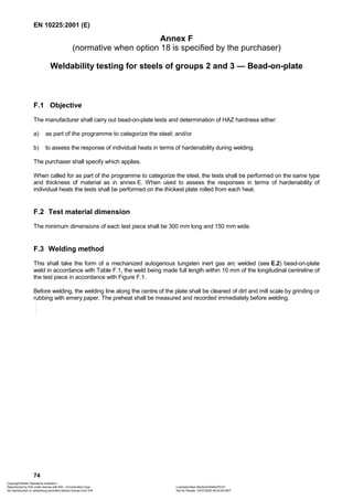 En 10225 weldable structural steel for fixed offshore stru | PDF