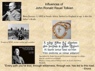 JRR Tolkien Research Paper Presentation | PPTX