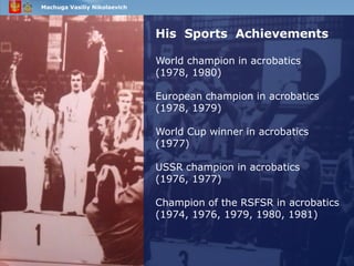 Vasiliy Nikolaevich Machuga | PPTX